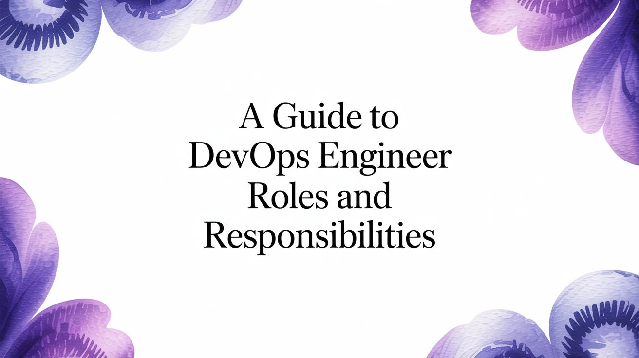 A Guide to DevOps Engineer Roles and Responsibilities