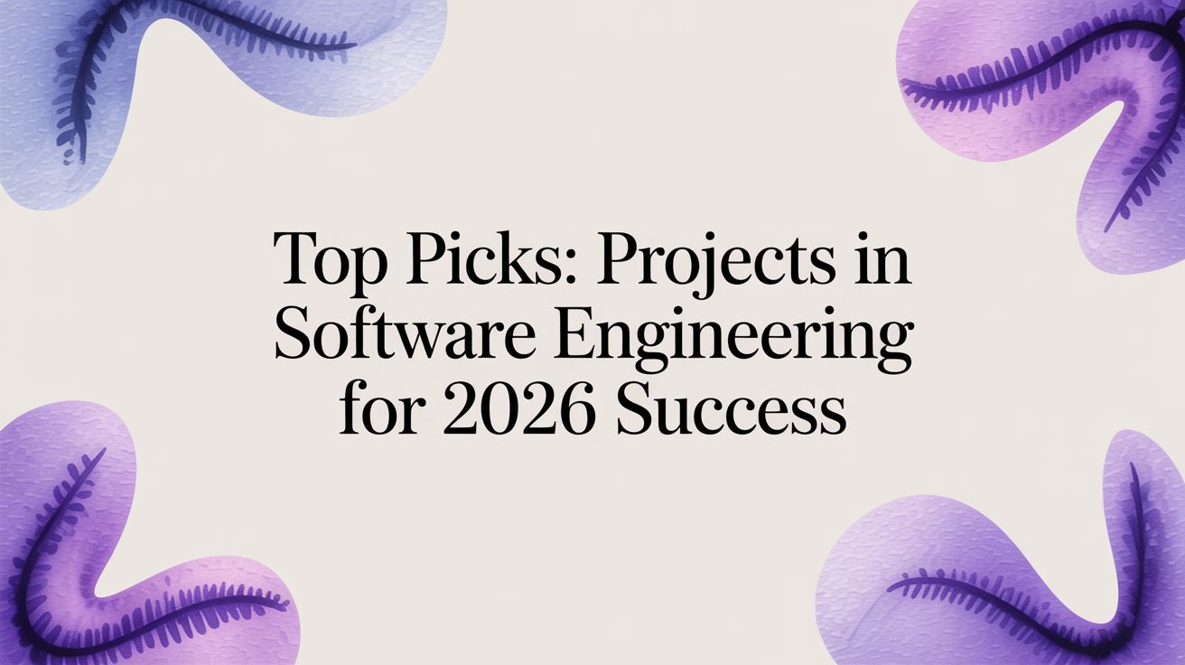 Top picks: projects in software engineering for 2026 success