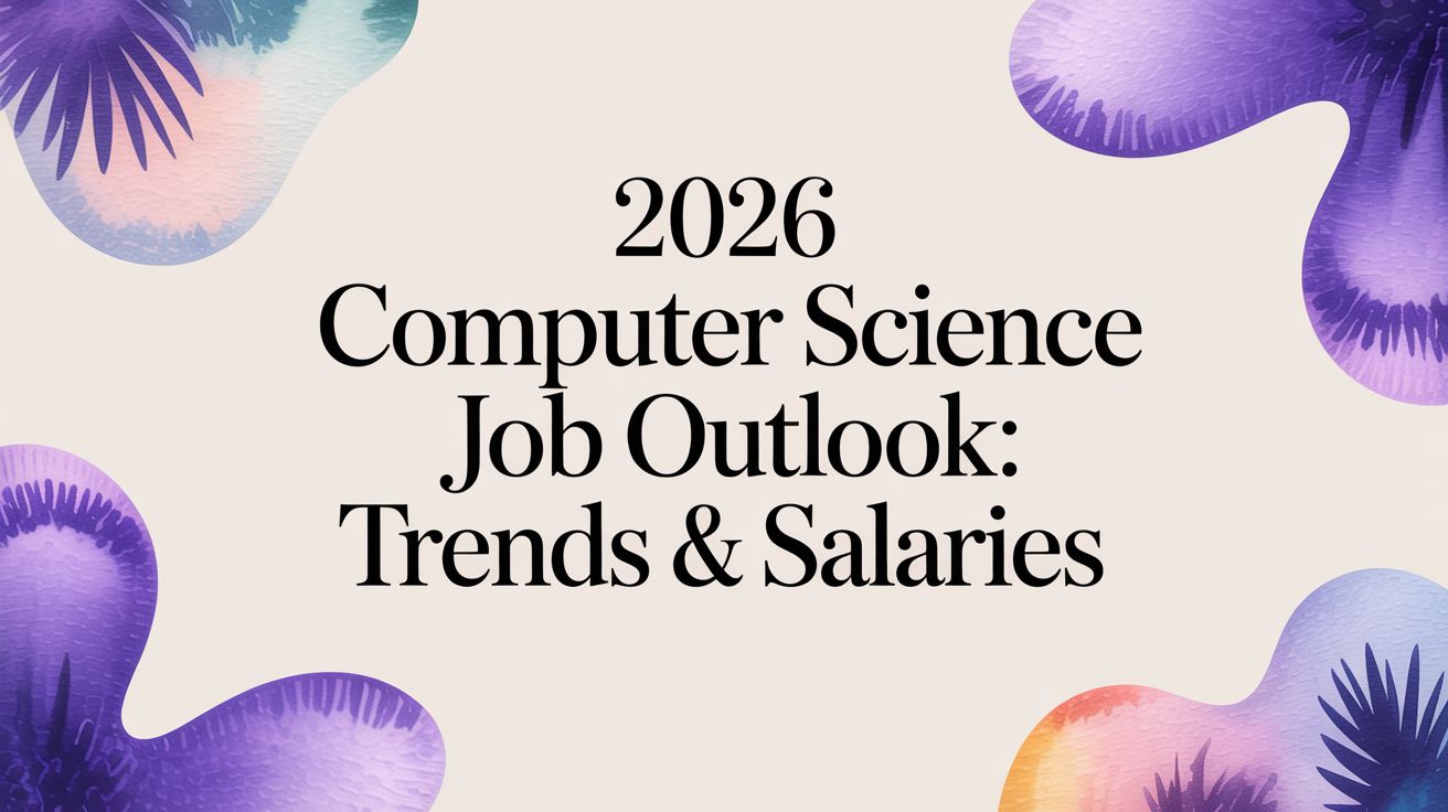 2026 Computer Science Job Outlook: Trends & Salaries